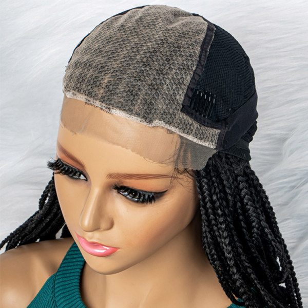 36" Large Square Knotless Full Handmade Box Braided Wig -SuperNova Hair