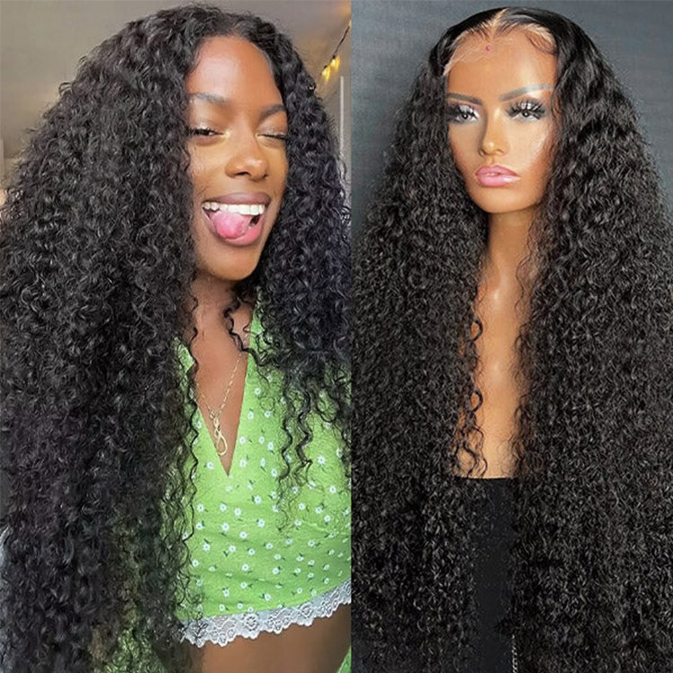 Curly 4x4 Inch Lace Closure Wigs With Baby Hair -SuperNova Hair