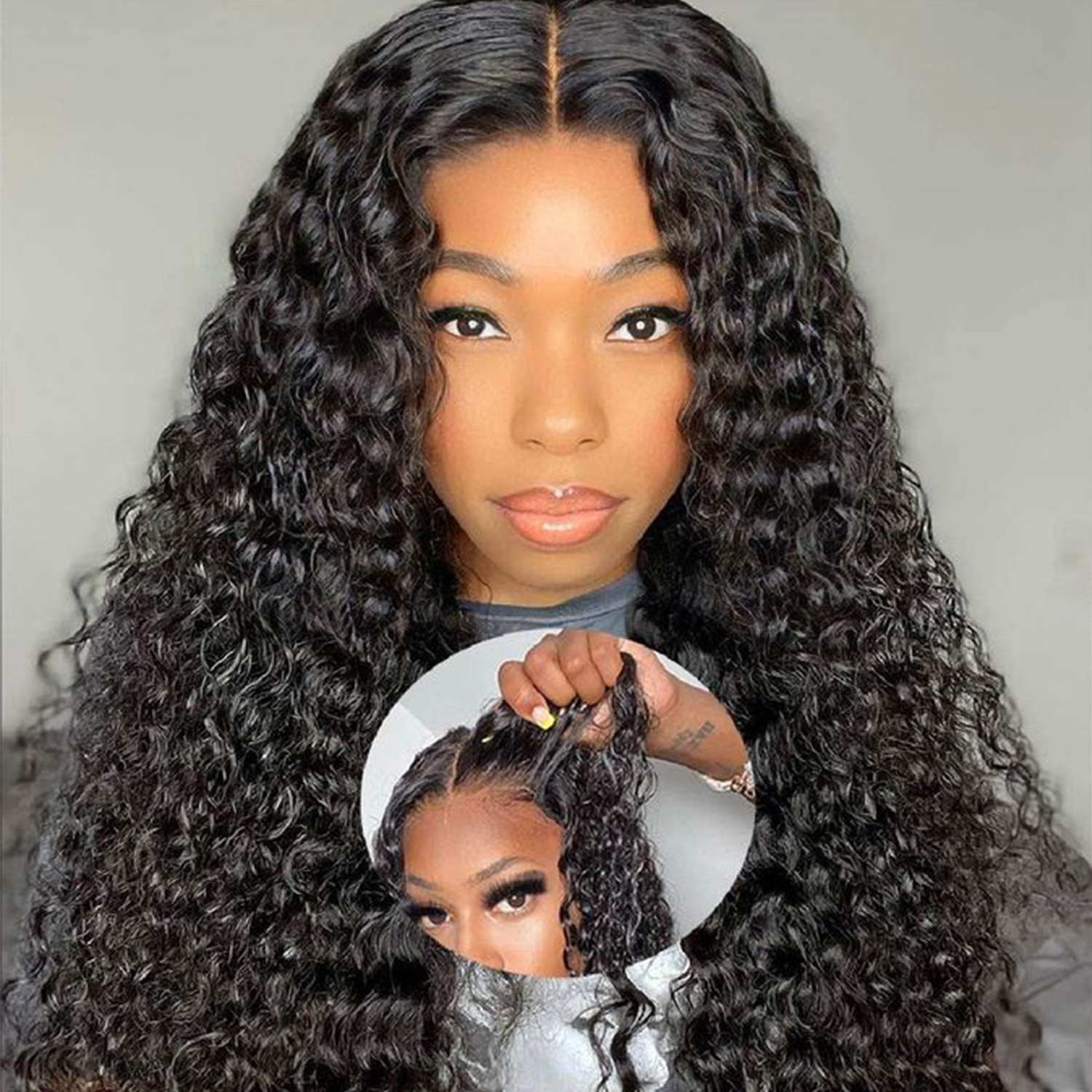 Wear & Go Water Wave Glueless Lace Closure Human Hair Wig -SuperNova Hair