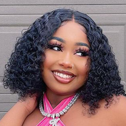 Virgin Remy Human Hair | Curly Burgundy Hair Wigs -SuperNova Hair